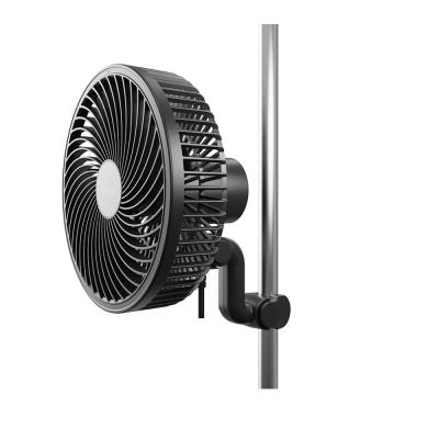 China 6 Inch EC Motor Clip on Fan 10 Speeds Powerful Sart Oscillating Fan for Hydroponics Grow Kit Ventilation Circulation for sale