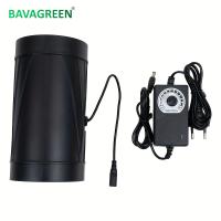 China 100mm Inline Booster Duct Fan Speed Adjustable Ventilation Exhaust Pipe Fan for Grow Tent, Kitchen Heating Cooling for sale