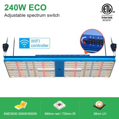 China 80x80 Grow Tent SMD3030 240w Indoor LED Plant Light UV IR RED for sale