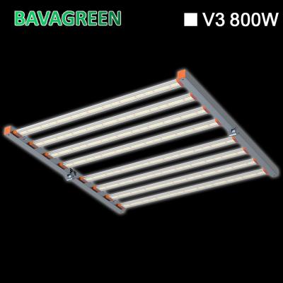 China 800W SMD2835 LED Grow Light Bar Frame Folding Up To 180 Degrees for sale