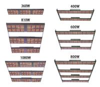China 1080W Full Spectrum LED Grow Lights 5X5 5000K Cool White 2.65umol/J for sale