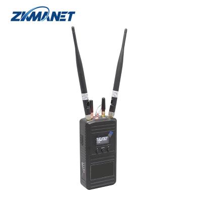 China ZKManet2132UM 1W 1.4GHz Handheld MESH Radio with 82Mbps Data Rate and 1-2km Range for sale
