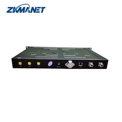 China 1U 2.4GHz 40dBm Low Latency Wireless Transmission System Vehicle Mounted Video Transmitter for sale