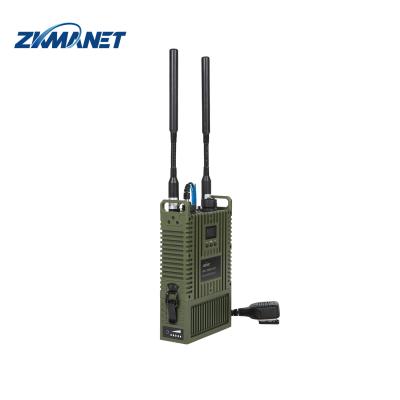 China Rugged IP66 4G-LTE 82Mbps Manpack IP Mesh Radio Video Transmitter with HDMI LAN Input for sale