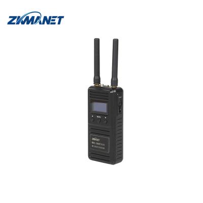 China 90Mbps 1W 2T2R Dual Band 5.8GHz 2.4GHz Handheld IP Mesh Radio with Speaker for PTT Voice Intercom for sale