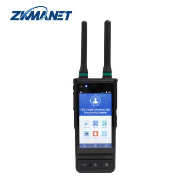China 200mW Handheld Wireless IP Mesh Manet Radio Transmitter with PTT Android OS 4.0 Inch Screen for sale