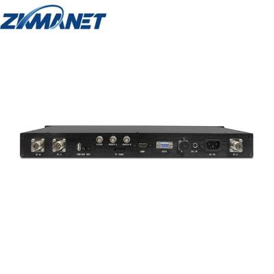 China ZKMANET1002R 10-40km Long Range COFDM Video Receiver 1U Rack Mount H.264 for sale