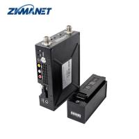 China 2W Portable Manpack COFDM Video Transmitter H.264 Encoding DC12V 1.5-3km NLOS Range for sale