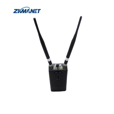 China Handheld Manpack Mesh Radio 1W 1.4GHz 2T2R MESH Wireless Video Transmitter 82Mbps for sale