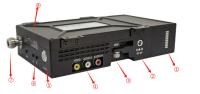 China ZKMANET1242T COFDM Video Transmitter 1.5-3km Range 2W Output with Battery for sale