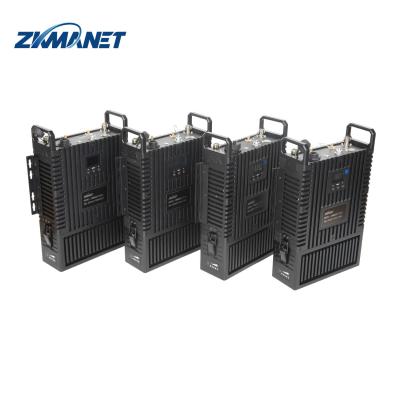 China ZKMANET3261 43dBm 40km Frequency Hop Manpack IP Mesh Radio for Fire Department for sale