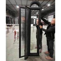 China Elegant Single Panel Iron Door Sophistication Wrought Iron Windows for sale