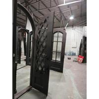 China 4 Mesh Architectural  Wrought Iron Entry Security Screen Door for sale