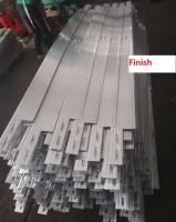 China 8ft X 1/8inch X 4in Garden Aluminum Edging Black Aluminum Landscape Edging for sale