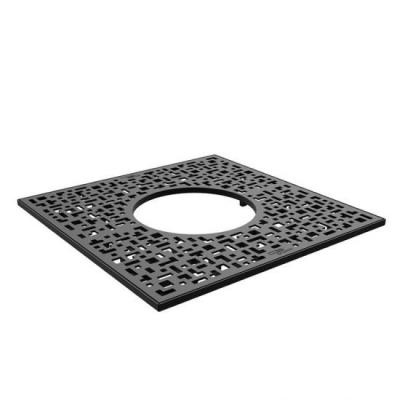 China ISO Cast Aluminum Street Furniture Wear Corrosion Resistance Square Tree Grate for sale