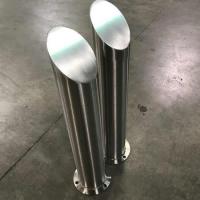 China Reflective Stainless Steel Bollard Hot Dip Galvanized Steel Removable Bollards for sale