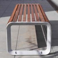 China Leisure Solid Wood Bench School Public Places Modern Wooden Bench for sale