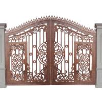 China High Plasticity Cast Aluminum Door Beautiful Practical Aluminium Casting Door for sale