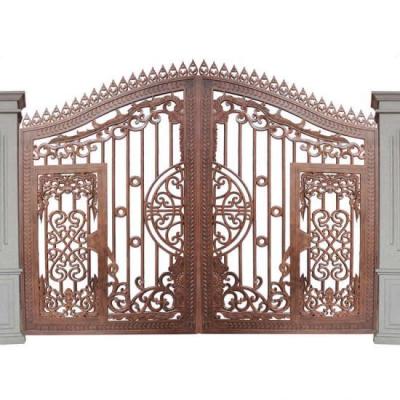 China High Plasticity Cast Aluminum Door Beautiful Practical Aluminium Casting Door for sale