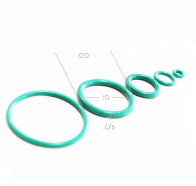 China FKM 90 Shore A Rubber O Rings AS568 0.04 Inch - 0.275 Inch Cross Section for sale