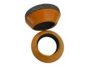 China Industrial Custom Compression Molded And Painting Rubber Parts 90 Duro for sale