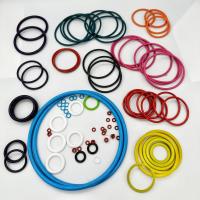 China Oil Resistance Flexible Colored NBR FKM HNBR EPDM Rubber Ring Seals for sale
