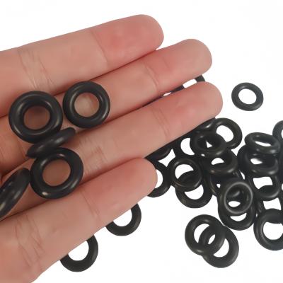 China Oil Pipe Sealing NBR FKM HNBR EPDM Small Black Rubber O Ring Seal Accept Custom for sale