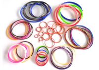 China AS568 standard Best flexibility Silicone Seals And Rubber Gaskets with colorful round shape for sale