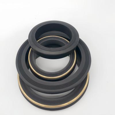 China Elastomer 1502 Union Lip Seal Gasket With Buna W/ Stainless Steel Backing for sale