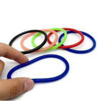 China Stretchable Durable Flexible 50-80 Dura Silicone Rubber Seals Colored Rubber Gaskets for sale