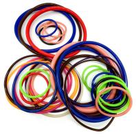 China Factory Low Rate Rubber Seals 60 Shore A Colored Silicone Rubber O Rings for sale