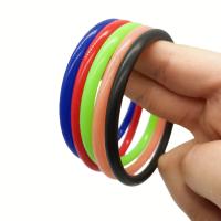 China Manufacturer Supply Silicone Seals Red Colored Elastic food-grade silicone sealing ring for sale