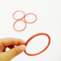 China Orange Versatile Rubber O Rings for Chemical Resistant Applications for sale