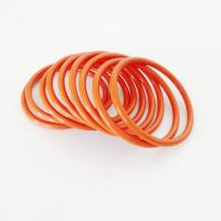 China Orange Versatile Rubber O Rings for Chemical Resistant Applications for sale