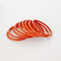 China Orange Versatile Rubber O Rings for Chemical Resistant Applications for sale
