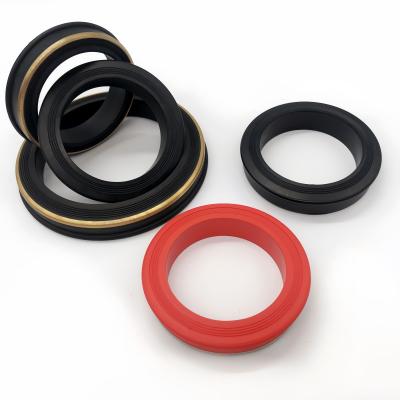 China Oilfield Union Seal Ring 3'' FKM NBR HNBR SS Brass Backup Wing Union Hammer Seals for sale