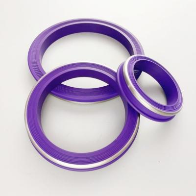 China Purple High Quality NBR HNBR FKM PTFE Hammer Union Seal With Stainless Back Up for sale