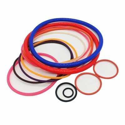 China Colorful Silicone Rubber O Rings With Moulding Processing Service for sale