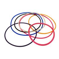 China Various Industrial big and small orange blue black colorful silicone rubber o ring with high heat resistant for sale