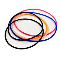 China Various Industrial big and small orange blue black colorful silicone rubber o ring with high heat resistant for sale