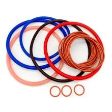 China Custom Silicone Cylinder Gasket O Rings For Temperature Applications for sale