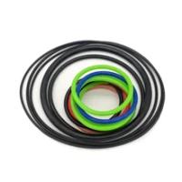 China Custom Silicone Green Custom O Rings With 500 PSI Tensile Strength for sale