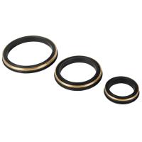 China Oilfield Usage Nitrile Rubber Hammer Union Lip Seal Rings Oil Resistant Durable for sale
