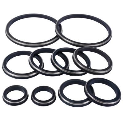 China 80 Shore A Nitrile HNBR PTFE FKM Rubber Hammer Union Seals For Oilfield for sale