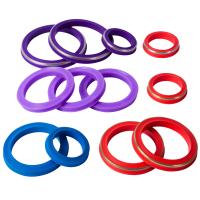 China 80 Shore A Nitrile HNBR PTFE FKM Rubber Hammer Union Seals For Oilfield for sale