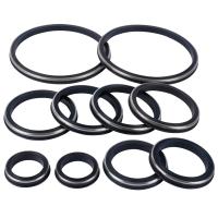 China 80-90 Shore A Oil Pipes Nitrile Rubber Hammer Union Lip Seal Rings for sale
