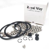 China 3 Inch Wide Swivel Joint Repair Kit with NBR HNBR FKM Seals and Steel Balls Snap Rings for Wireline Swivel Joint Seal Kit Maintenance for sale