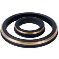 China NBR 80 Shore A Hammer Union Seal with Brass Support Ring  2