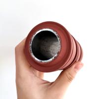 China 2.5 Inch RTL Swab Cup with Wear Resistant NBR 80 Durometer and Reinforced Metal Core for Oilfield Well Swabbing for sale