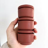 China 2.5 Inch RTL Swab Cup with Wear Resistant NBR 80 Durometer and Reinforced Metal Core for Oilfield Well Swabbing for sale